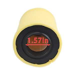 partszen Air Filter Oil Filter for John Deere Z225 Z235 Z255 Z335E Z335M Z345R Z355R ZTrak D100 D110 D130 D140 D160 D170 for Husqvarna YTA22V46 YTH22V46 YTH24V48 for Craftsman YTS3000 LT2000 YS4500