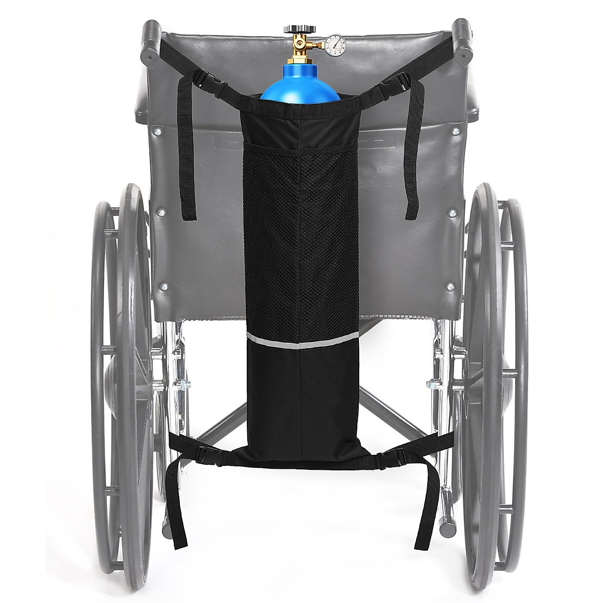 Oxygen Tank Holder Oxygen Cylinders Wheelchair Bag Carry Pouch Cylinder Carrier Portable Oxygen Cylinder Bag for Wheelchairs
