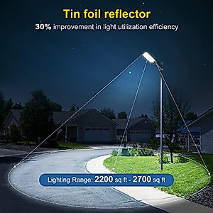 BUYTHA Solar Street Lights Outdoor Waterproof,1000W,600W LED Street Lights Solar Powered with Radar Sensor and Remote Control,Dusk to Dawn Solar Outdoor Light for Parking Lot,Garage and Yard