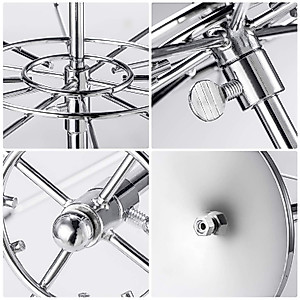 Polmart Heavy Duty Adjustable 2-Tier Countertop Spinner Display Stand, with Adjustable Height & Tiers