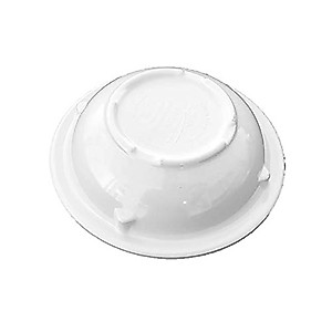 Z-Moments Western Melamine Fruit Bowl Monkey Bowl 3.5-Ounce, 4-1/4" dia. White or Tan NSF (48, White)