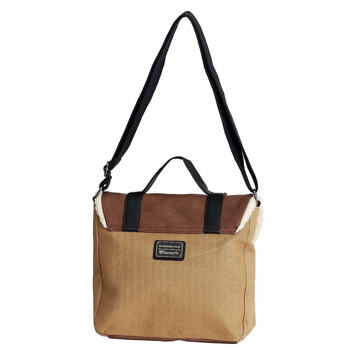 Loungefly Overwatch Tracer Distressed Faux Leather Crossbod Standard