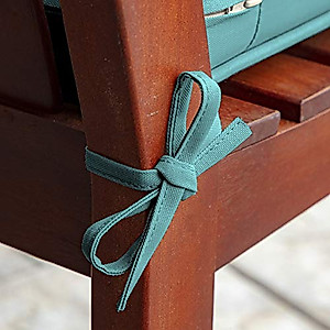 Arden Selections Outdoor Bench Cushion 18 x 46, Surf Teal