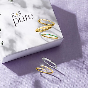 RS Pure by Ross-Simons 0.33 ct. t.w. Gemstone Eternity Band in 14kt Yellow Gold