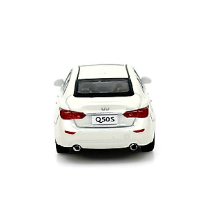 PAUDIMODEL Paudi Model 1/64 Scale Diecast Cars Infiniti Q50S for Adults Collection White