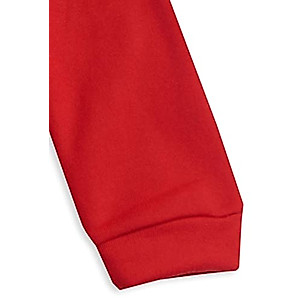 Sesame Street Elmo Toddler Boys Fleece Pullover Hoodie & Jogger Pants Set Red/Gray 2T