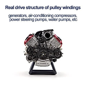 ENGINEDIY MAD RC Simulation Dynamic V8 Engine Model Kit That Works for Kids and Adults, DIY Assembly Educational Science Engine Set for RC Model Car