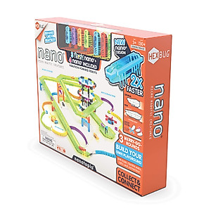 HEXBUG Flash Nano nanotopia - Colorful Sensory Playset for Kids - Build Your Own Playground - Over 130 Pieces and Batteries Included Old Version