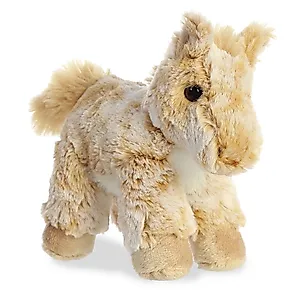 Aurora® Adorable Mini Flopsie™ Caramel Horse™ Stuffed Animal - Playful Ease - Timeless Companions - Brown 8 Inches