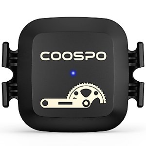 COOSPO Cadence and Speed Sensor, Bluetooth ANT+ Cycling Cadence Sensor Bike Speed Sensor, Wireless RPM Bicycle Cadence Sensor for Bike Computer/Rouvy/Peloton/Wahoo/CooSporide