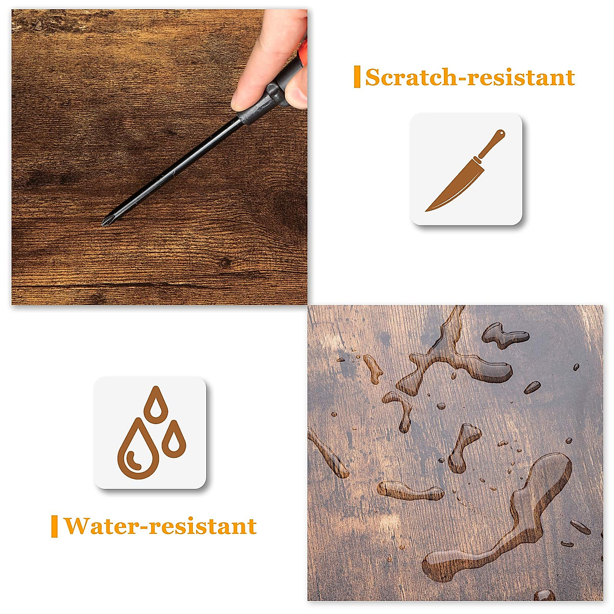 VINGLI 2 Drawer Veritical File Cabinet with Open Shelves and Wheels, Wooden Filing Cabinet with Lock, Industrial Bookshelf, File Cabinet for Home Office, Letter/Legal Size, Rustic Brown