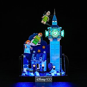 BrickBling LED Light Compatible with Lego Peter Pan & Wendy's Flight Over London, Creative Lighting Kit Compatible with Lego 43232 (Lights Only, No Model)