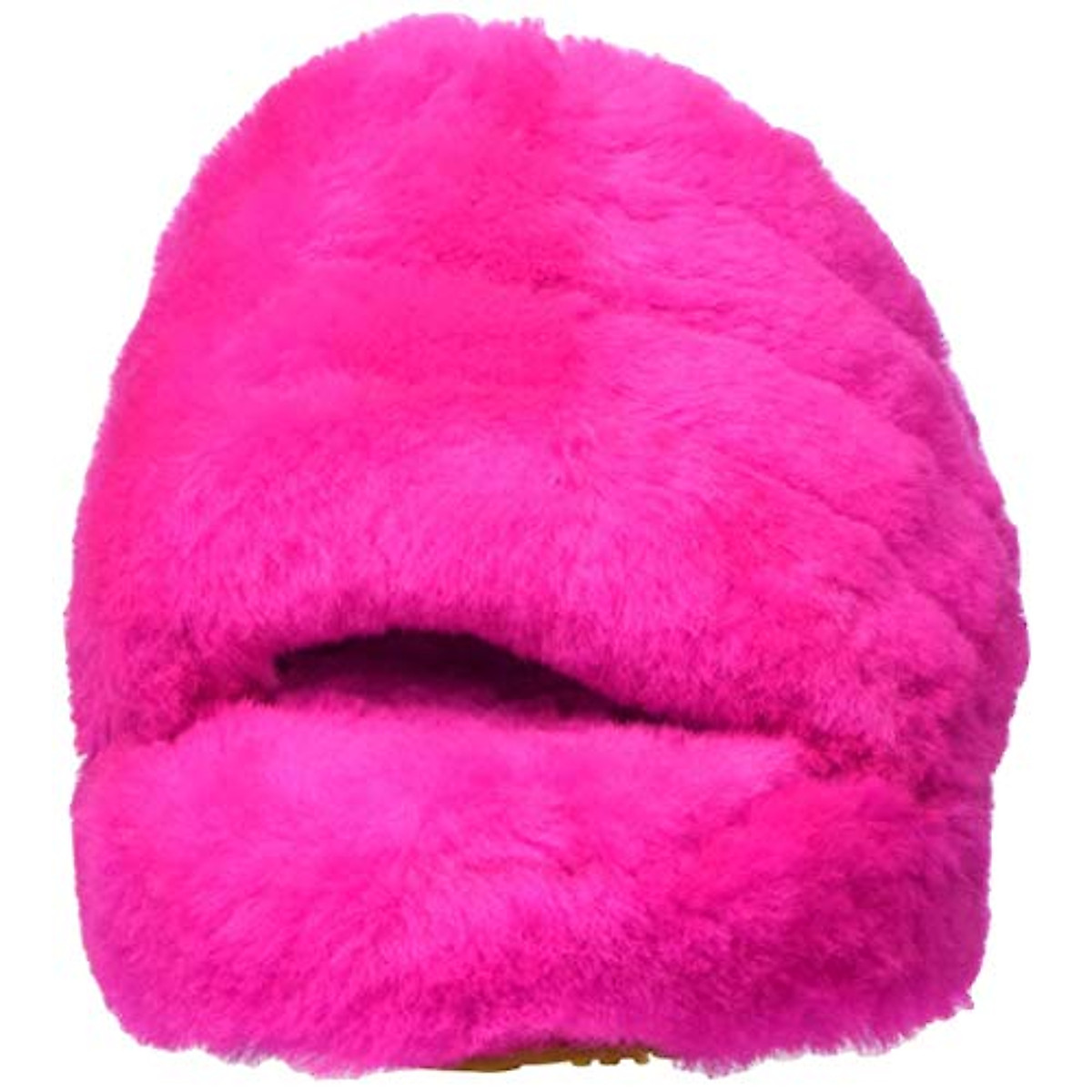 UGG Unisex-Child Fluff Yeah Slide Slipper, Rock Rose, 6 Big Kid US