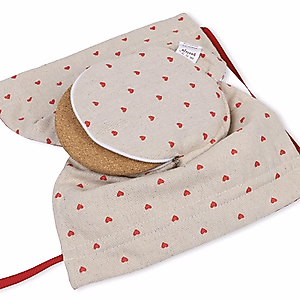 Tea Cosy,Creative Kitchen Tea Pot Dust Cover,Teapot Cozy Breakfast Warmer,Tea Pot Cover Insulation and Keep Warm,Tea Kettle Quilt for Home Kitchen Table Hotel Tea Party Restaurant (Red)