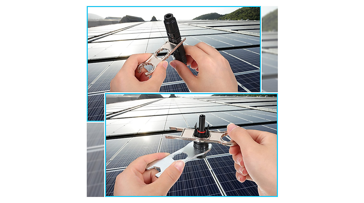 Landhoow 6 Pcs Solar Panel Connector Wrench Set