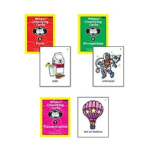 Super Duper Publications | Set of 7 Webber® Classifying Card Decks | Educational Learning Resource for Children