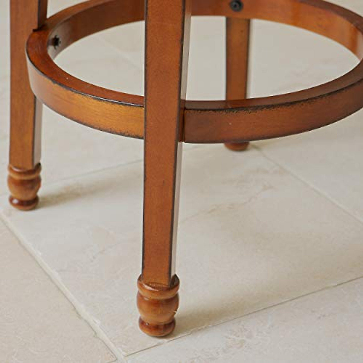 Christopher Knight Home Eclipse Armed Swivel Barstool, Chocolate Brown