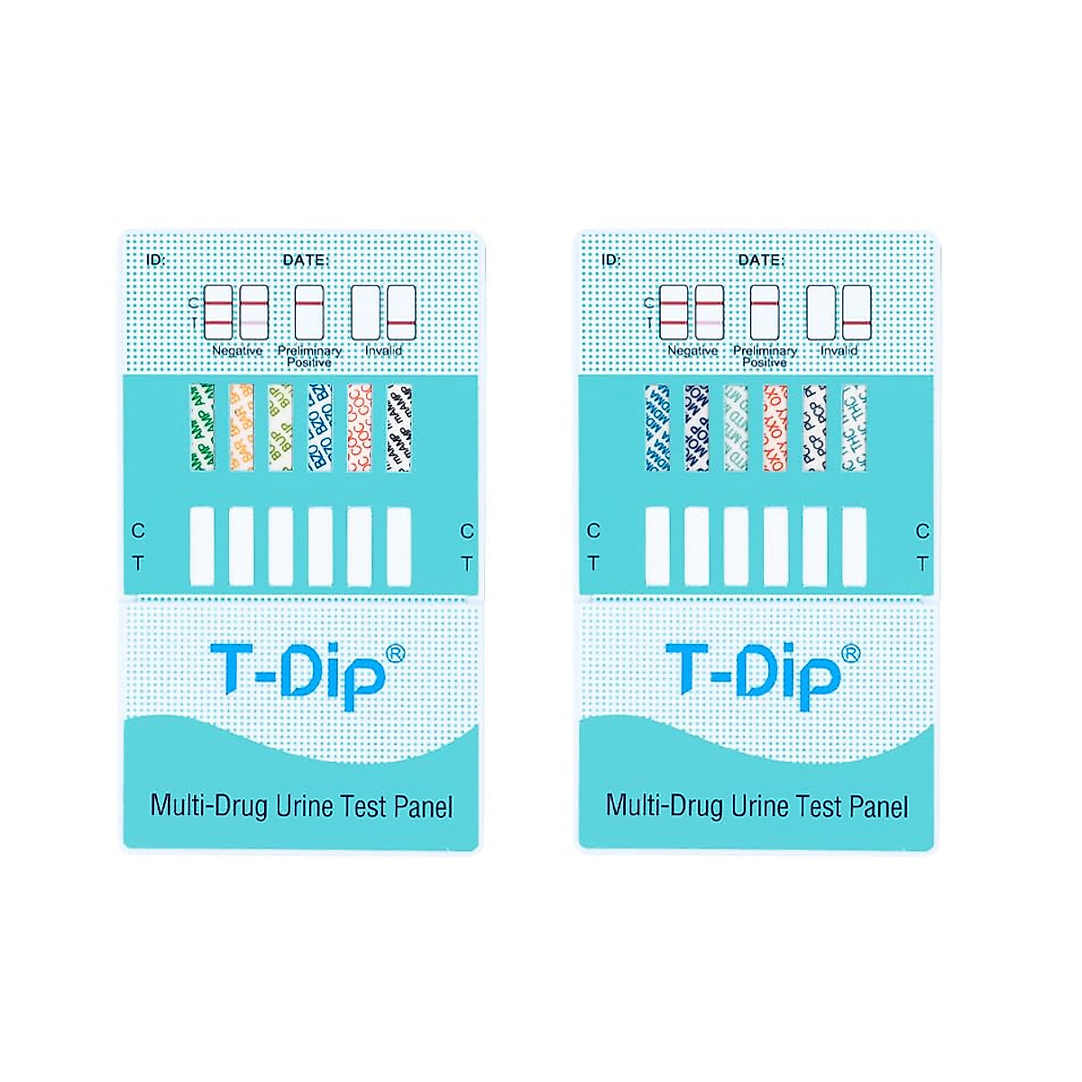 Prime Screen [5 Pack] 12 Panel Urine Drug Test Kit (AMP, BAR, BUP, Benzos BZO, COC, mAMP, MDMA, MOP, MTD, OXY, PCP, Marijuana THC) - WDOA-6125