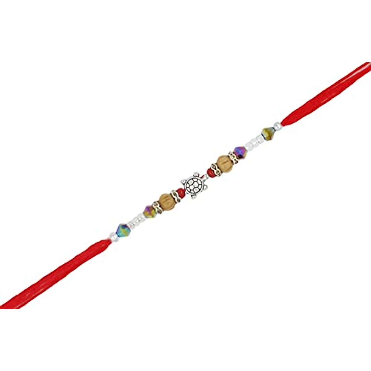 ARTISENIA Silver Turtle Rakhi for Brother Raksha Bandhan Rakhi Thread Wrist bands for Loving Brother Sister | Rakshabandhan Rakhi for Brother bhabhi