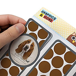 Basset Hound Dog Breed Set of 3 Glossy Laminated Bookmarks