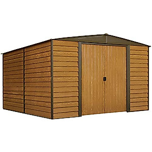 Arrow Shed WR1012 Woodridge EG Feet Steel Storage Shed, 10 ft. x 12 ft