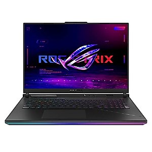 ASUS ROG Strix Scar 18 (2023) Gaming Laptop, 18” Nebula Display 16:10 QHD 240Hz/3ms, GeForce RTX 4090, Intel Core i9-13980HX, 32GB DDR5, 2TB PCIe SSD, Wi-Fi 6E, Windows 11 Pro, G834JY-XS97