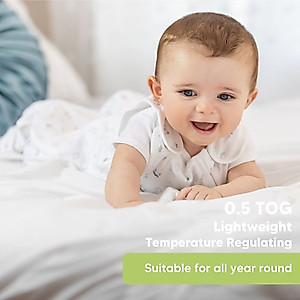 Organic Baby Sleep Sack Wearable Blanket - Baby Sleeping Bag 0-24 Months, Baby Swaddle Blankets for Baby Boy, Girl, Newborn, Infant, Baby Sleeper Swaddles, Baby Sleep Bag (KeaStory, Small 0-3M)