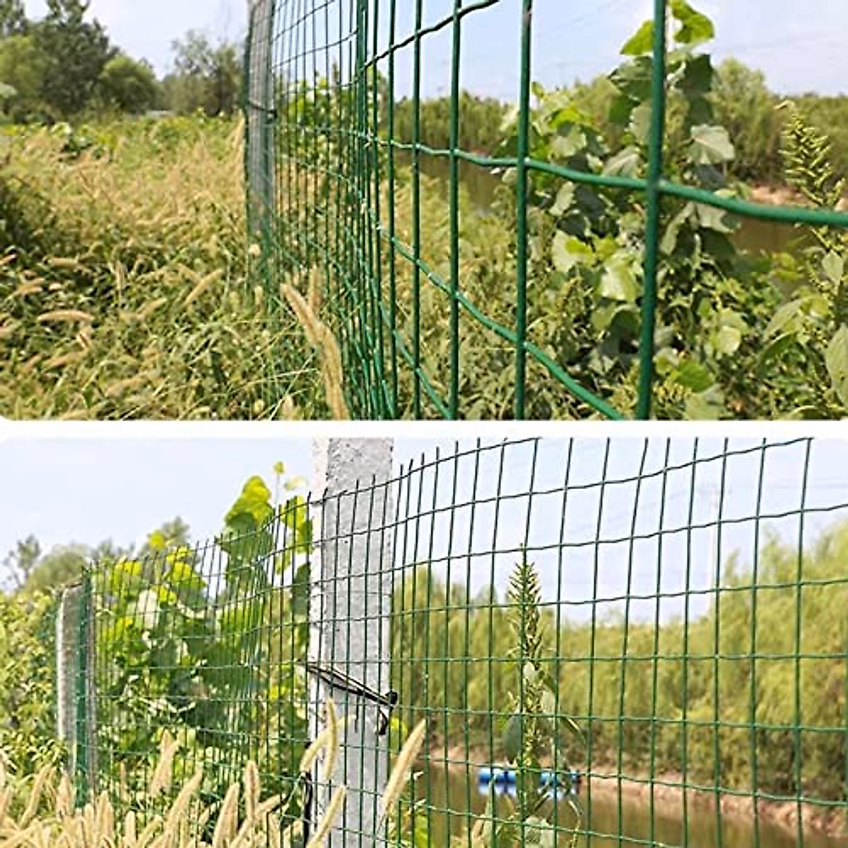 MZEER Wire Mesh Fence, 6cm Mesh Size 2.3Mm / 2.5Mm / 3.0Mm, Fixed with Ties, for Poultry, Small Animals, Bird Protection, Yard Fencing, Etc (Color : 1.2mx30m, Size : 2.3m)