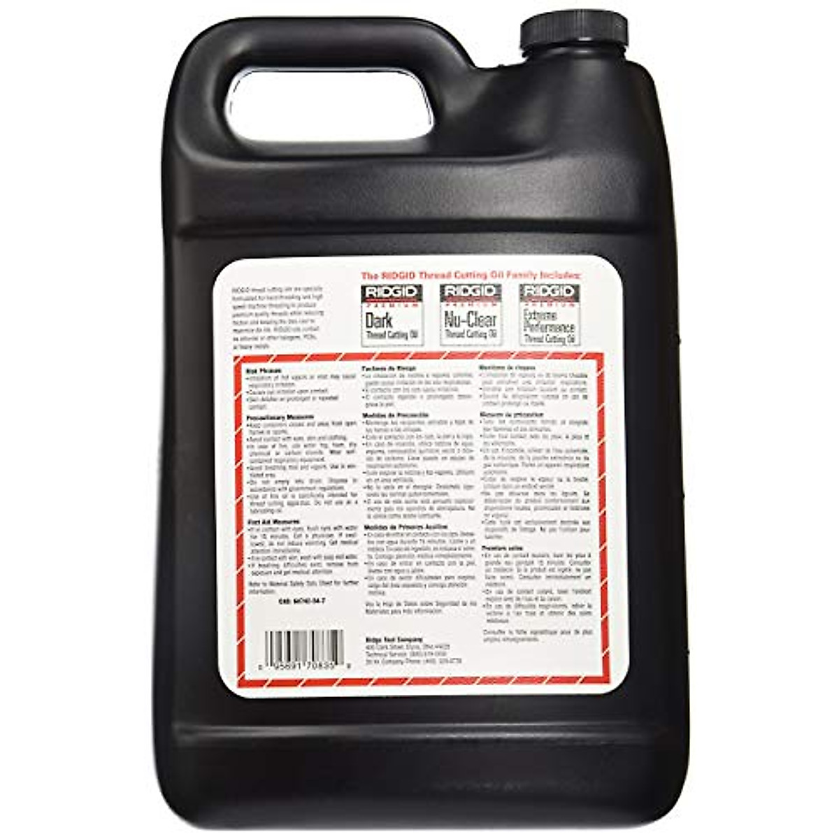 RIDGID 70835 Thread Cutting Oil, 1 Gallon of Nu-Clear Pipe Threading Oil