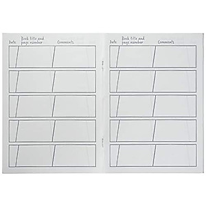 Silvine A5 Child Reading Record - Yellow (Pack of 25)