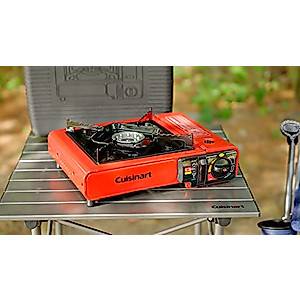 Cuisinart CGG-1050 Portable Butane Camping Stove with Carrying Case - 8,000 BTU Burner - Perfect for Camping and Tailgating