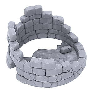 EnderToys Ruined Town Tower by Makers Anvil, 3D Printed Tabletop RPG Scenery and Wargame Terrain for 28mm Miniatures