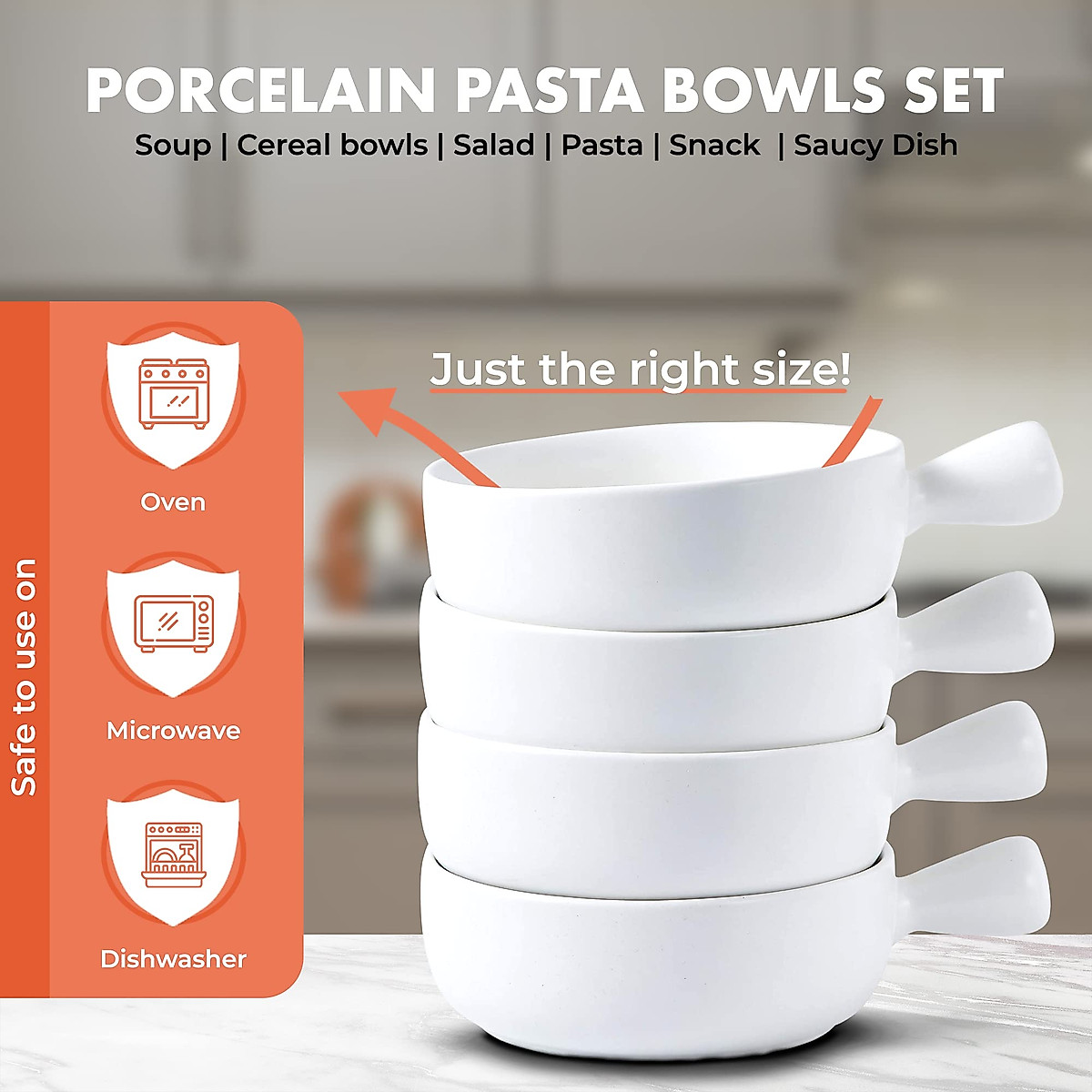 Bruntmor Ceramic Porcelain Serving Platter Set of 4 14” X 6” Large Appetizer Trays, Rectangular Serving plate for party, Divided Dish As Sectioned Serving Platters For Christmas Eve, Matte Black