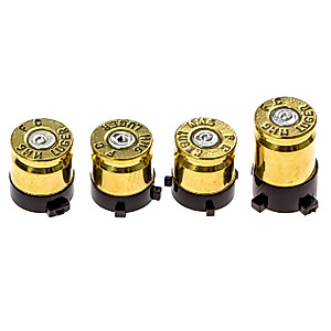 Controller Bullet Buttons for Xbox One Series X S - Made Using Real 9MM Spent Bullet Casings - Includes Tools