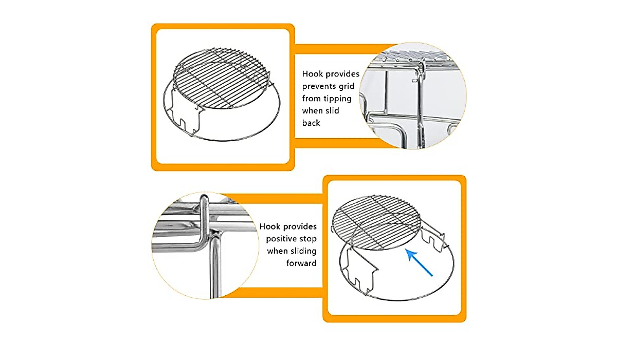 Sunerve Green Egg Expander Kit for Large Big Green Egg – Maximize Cooking