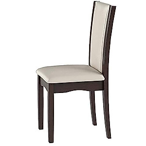 24/7 Shop at Home Stan Wooden Kitchen & Dining Room Chairs Set of 2, Dark Cherry