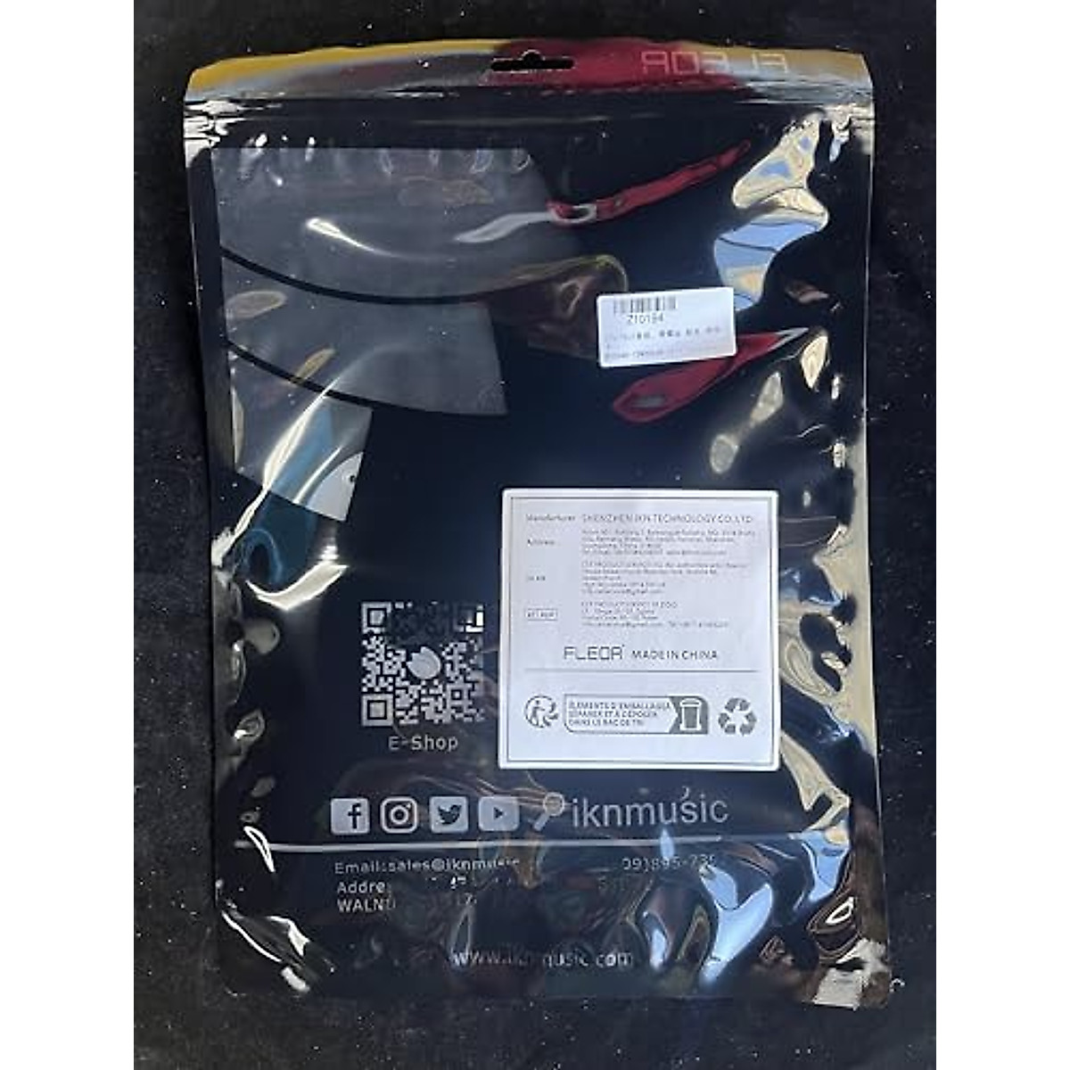 FLEOR 8 Hole TL Pickguard Scratch Plate with Pickguard Screws Set Fit USA/MX Standard TL Style Pickguard Replacement, 1Ply Transparent