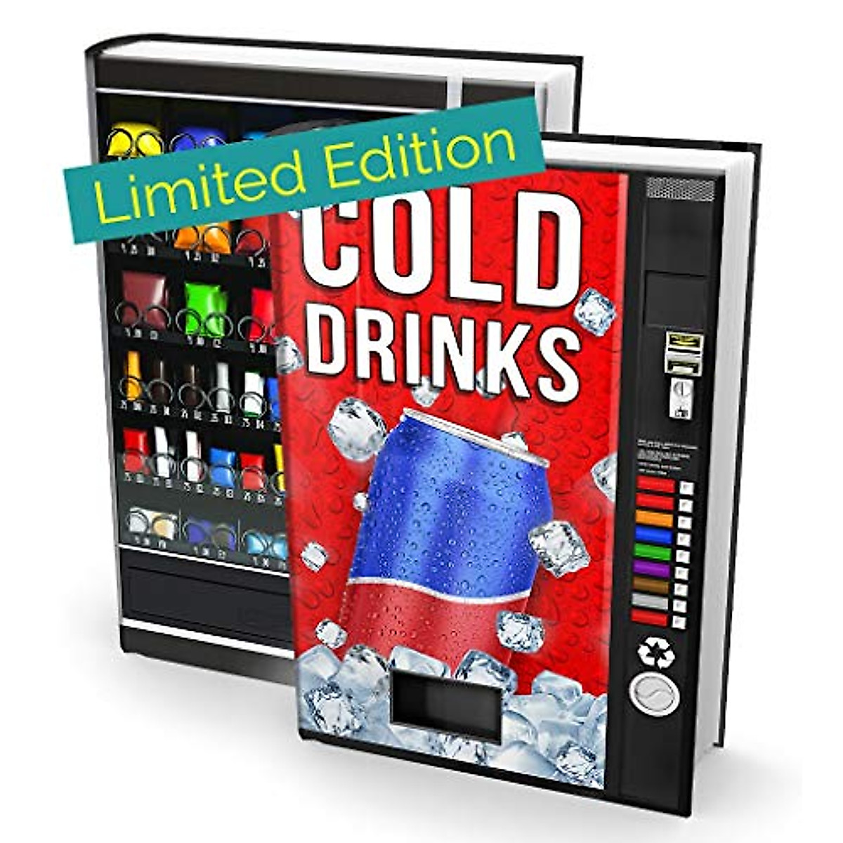 Book Sox - 6 Jumbo Prints Stretchable Book Covers with 2 Limited Editions Dinosaurs and Vending Machine with Bonus Package of Mechanical Color Pencils