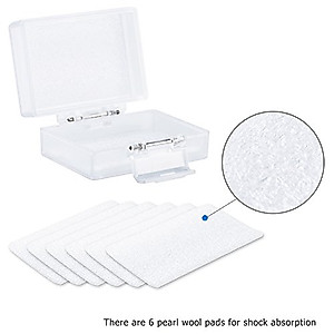 JJC Camera Battery Case Holder Box for Canon LP-E17 LP-E10 LP-E6 LP-E6N,Nikon EN-EL15a EN-EL14,Fujifilm NP-W126 NP-W126S,Sony NP-FW50 NP-FW100 and More Camera Battery Pack Below 2.36" x 1.65" x 0.94"