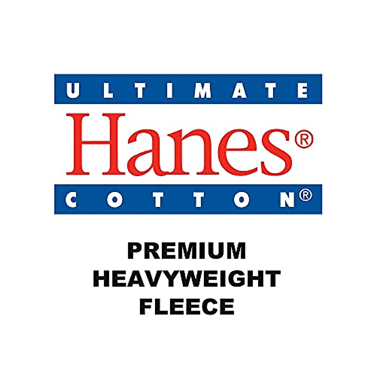 Hanes Men's Full Zip Ultimate Heavyweight Hoodie, Black, Medium