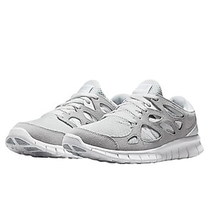 Nike mens Free Run 2 Shoes, Wolf Grey/White/Pure Platinum, 9