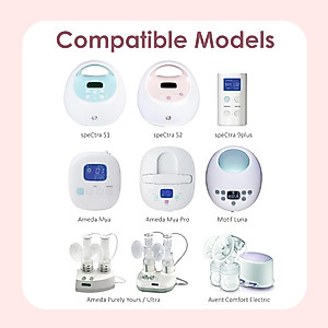 Maymom Replacement Tubings Compatible with Spectra Replacement Pump Parts Spectra S1 Spectra S2 Spectra 9 Plus Tubes Longer Than Original Spectra Tubing