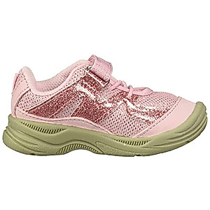 OshKosh B'Gosh Girls Dyana Bump Toe Sneaker, Light Pink, 4 Toddler
