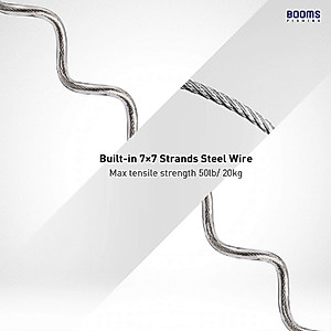 Booms Fishing T02 Fishing Pole Tether, Kayak Paddle Leash, Paddle Board Fishing Accessories, Heavy Duty Fishing Lanyard for Fishing Tools/Rods/Paddles, Assorted 3pcs