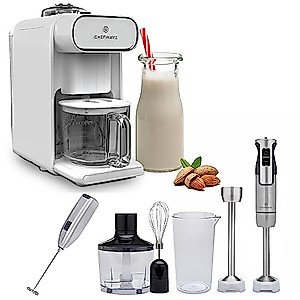 ChefWave Milkmade Non-Dairy Milk Maker with Intermix Hand Blender & Milk Frother (3 Items)