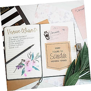 COHEALI 1 Set Seal Letter Decor Stampers for Antique Decor Flower Plant Stamp Stamper Plant Vase Wooden Seal DIY Seal Diary Stamp Retro Vase Stamp Mini Botanical Pattern