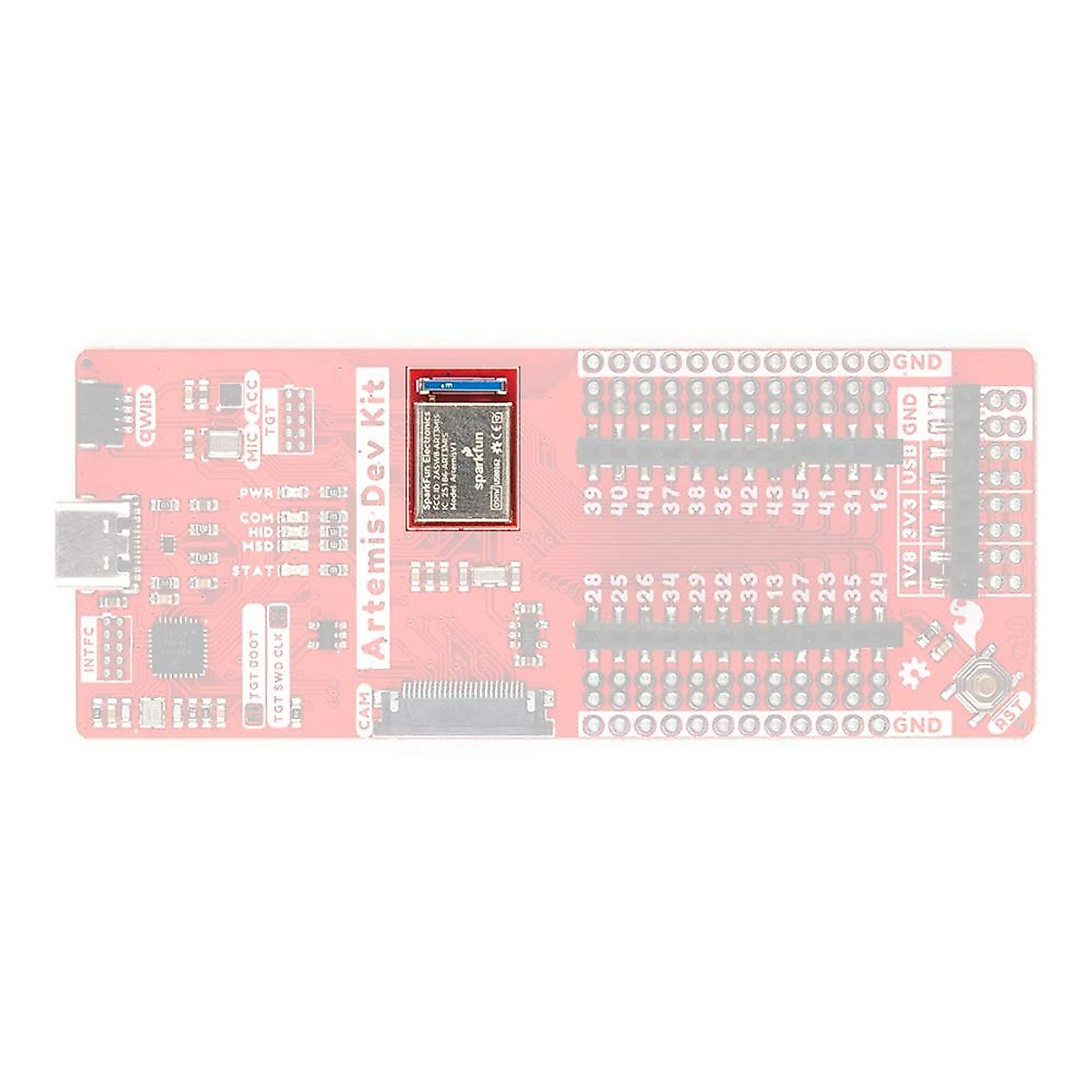 SparkFun Artemis Development Kit - Updated USB Interface Drag and Drop Programming SWD Interface JTAG Programming PTH Debug Mass Storage Device Human Interface Device 5V Power