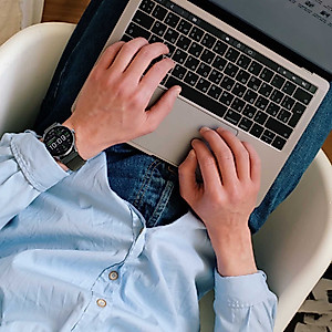 ANNEFIT Nylon Sport Loop Watch Bands 22mm, 2 Packs Quick Release Adjustable Strap for Men Women (Black and Army Green)