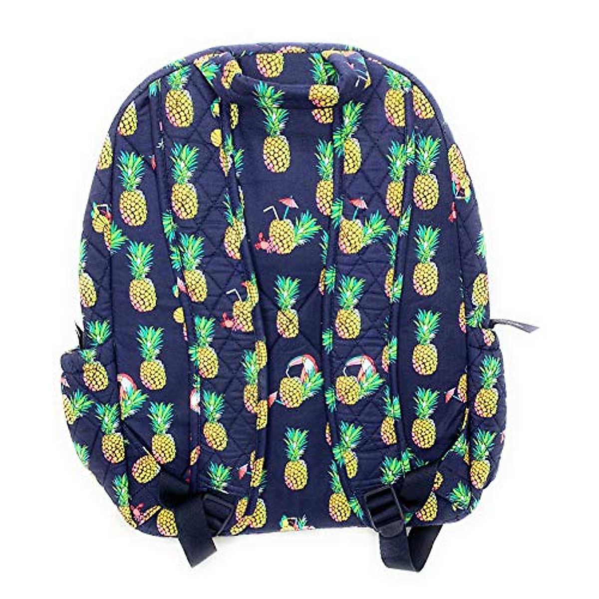 Vera Bradley Essential Backpack Quilted Cotton Toucan Party Pineapple