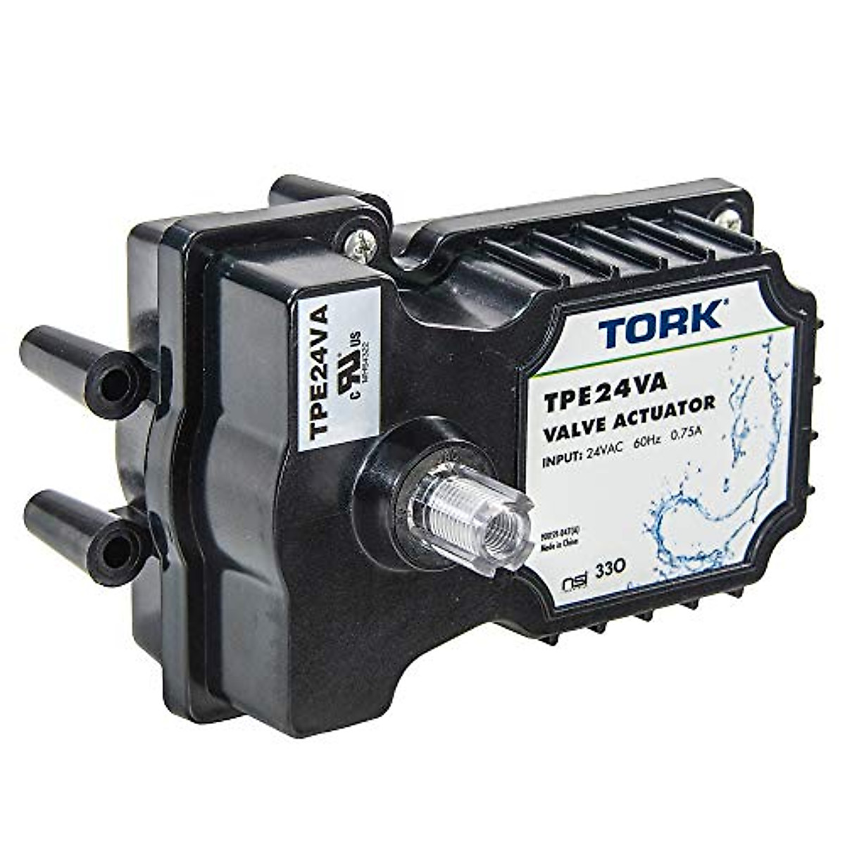 NSI TORK TPE24VA 24-Volt Valve Actuator Control, Compatible with all 24VAC Control Systems, for Pools, Spa Equipment, Solar and More, black